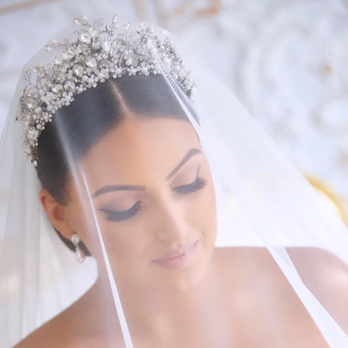 Katrina Freshwater Pearls and Swirls Crown – Windsor Bridal Jewellery ...